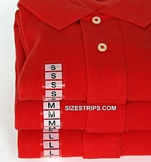 Size Stickers & Labels for Clothes | Size Strips